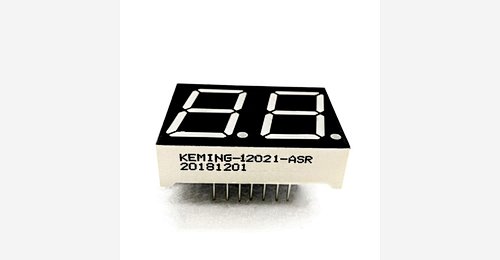 1.2" white FND 1.2 inch 2 digit seven segment dual digits display led 7 ...