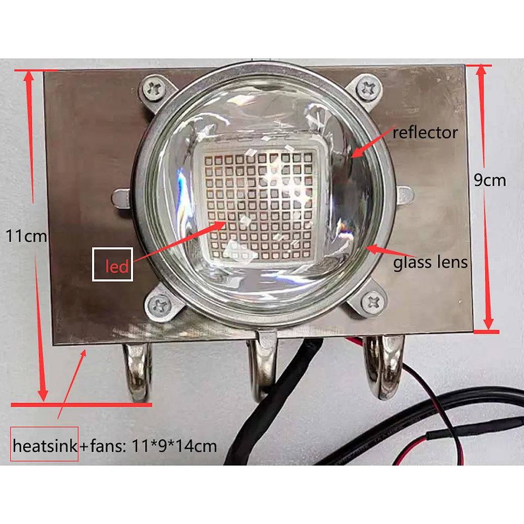 100w IR LED 850nm 855nm far infrared high power LED