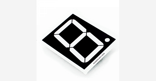 Common cathode/anode 4 inch 7 segment led display 100mm blue 4" seven ...