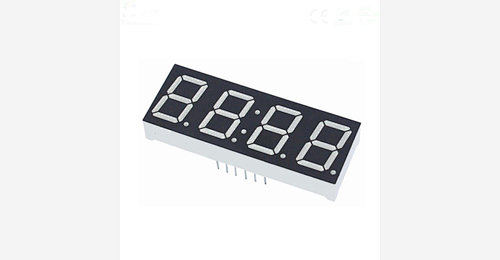 24 pins quad numbers serial red 4 digit 7 segment display led 0.39"