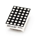 Original producer led dot matrix 5x7 lattice pure white led matrix 7x5 ...