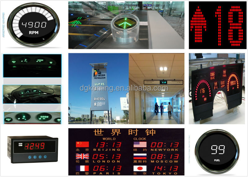 customized 7 segment display led customized display custom shape led screen