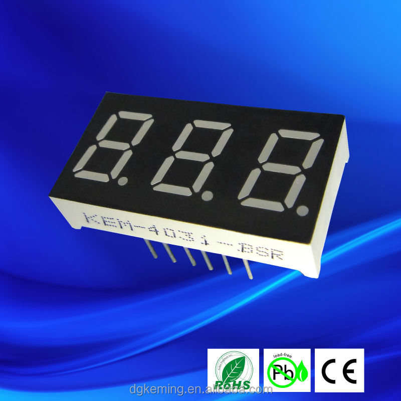 3 digit 7 segment led display manufacturer