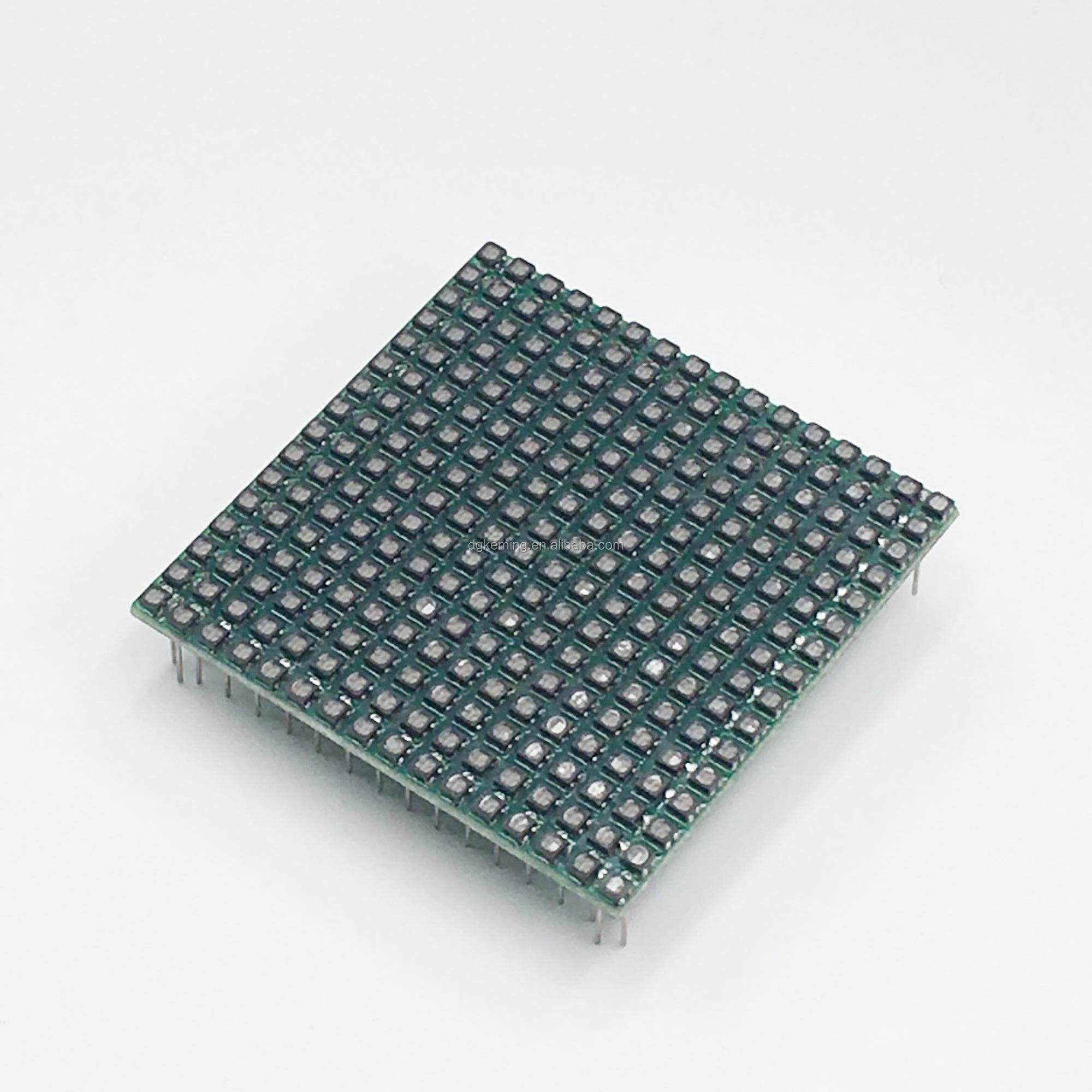 1.8mm dot 16x16 dot matrix led display rgb
