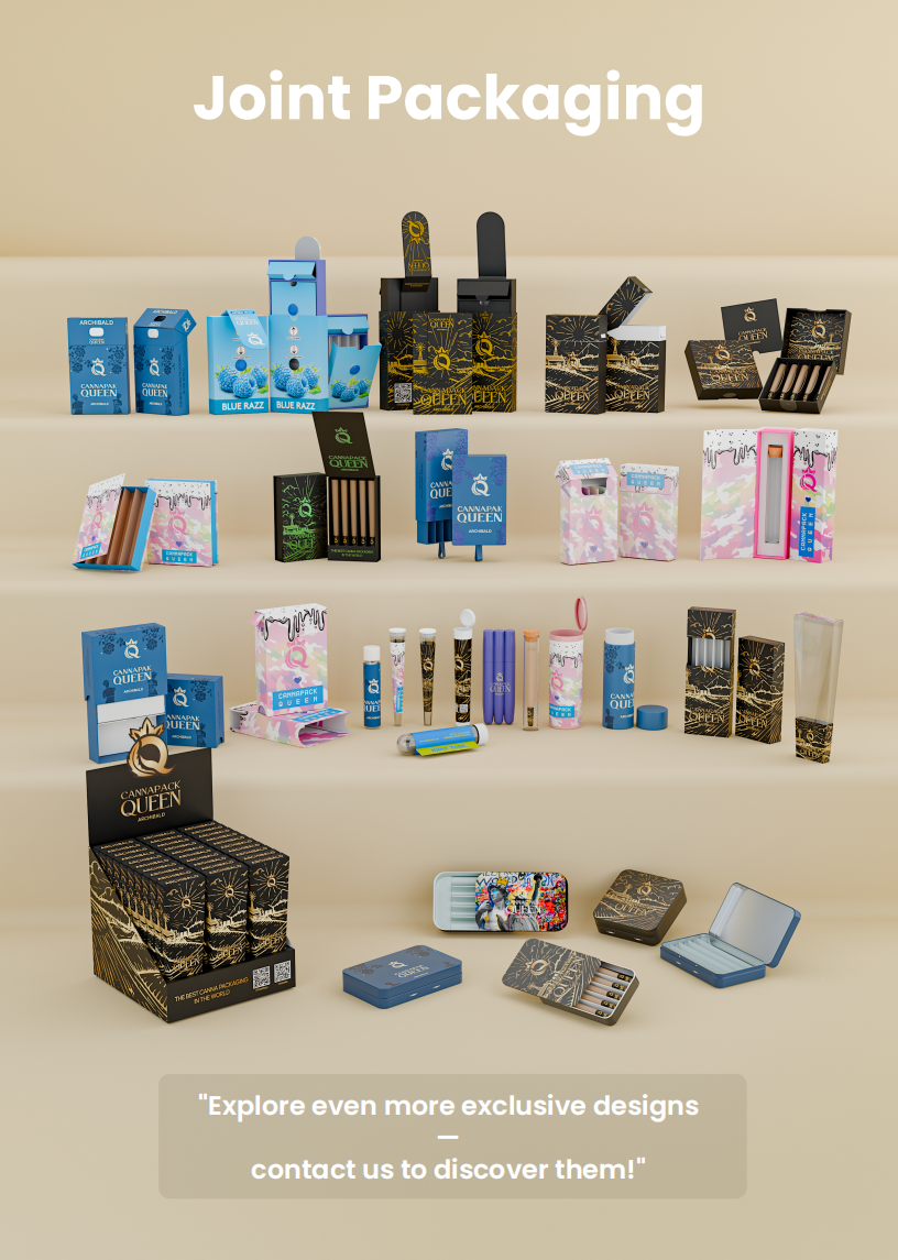 Custom magnetic flip top pre roll box | Archibald