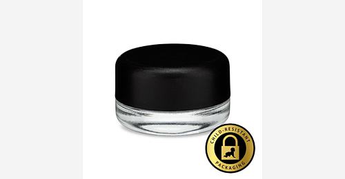 7ml Child Resistant glass dab container With Lid