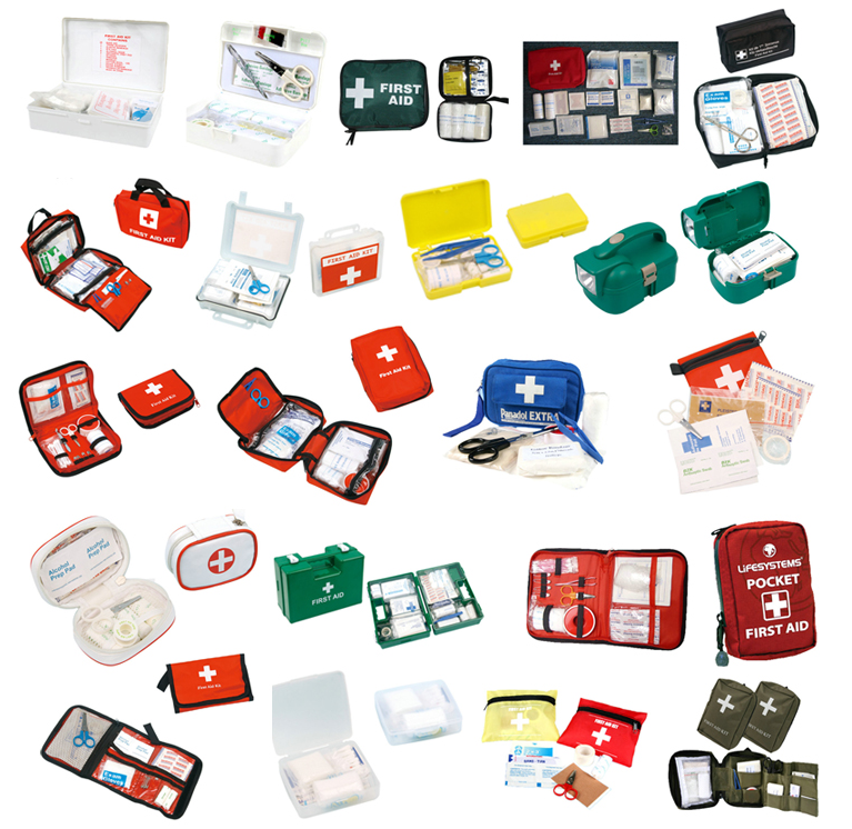 Smart first aid kits/sets/bags