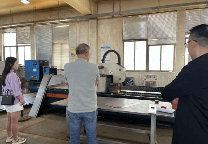On site visits to Factories with Our Hong Kong partners