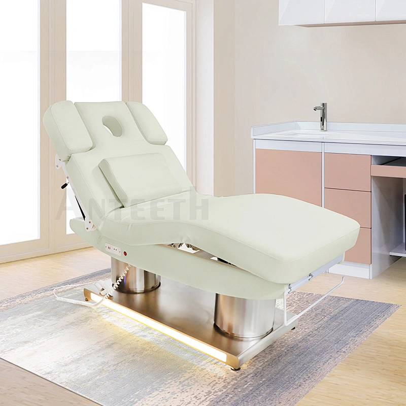 Stainless Steel Base Electric Facial Massage Bed | Ander Medical