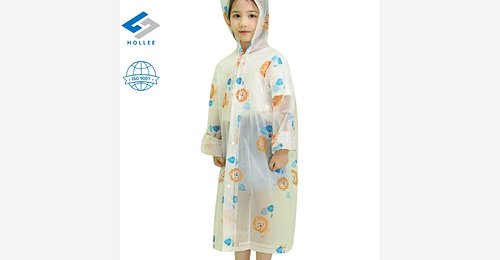 Printed Kids EVA Raincoat Supplier | Hollee Fashional