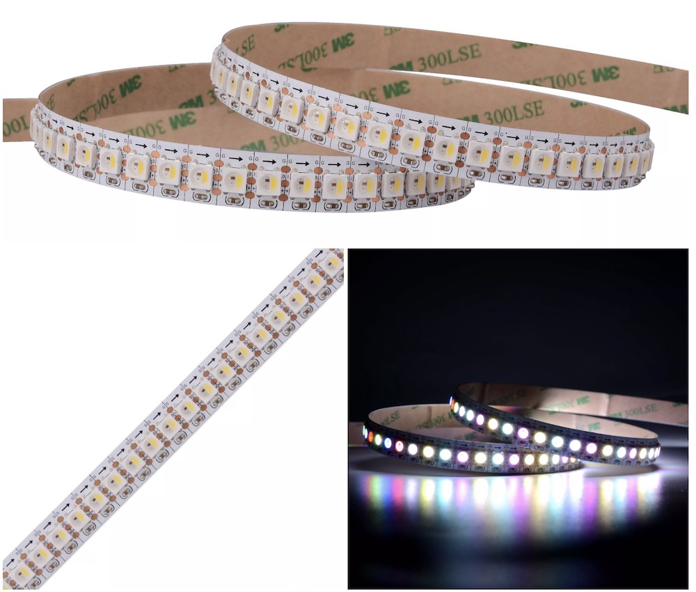 smd 5050 5V SK6812 rgbw 144 led strip light