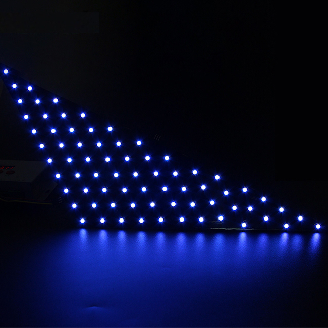 China ws2812b sk6812 addressable rgbw triangular led matrix