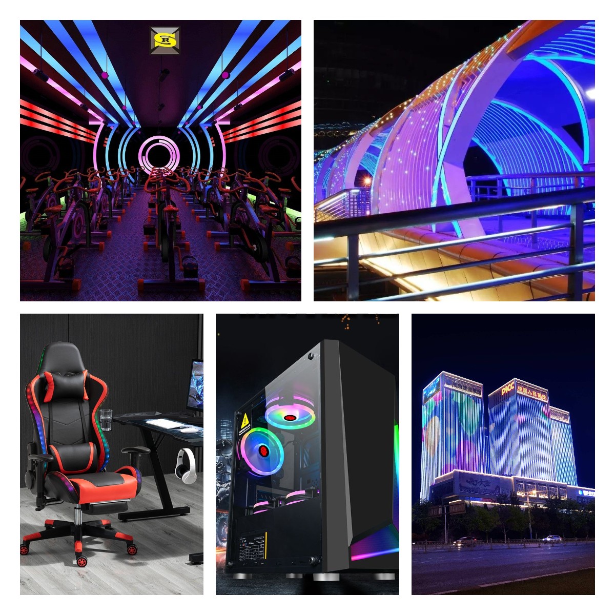 IP20 IP65 IP68 waterproof 12v 24v rgbw cob led strip light