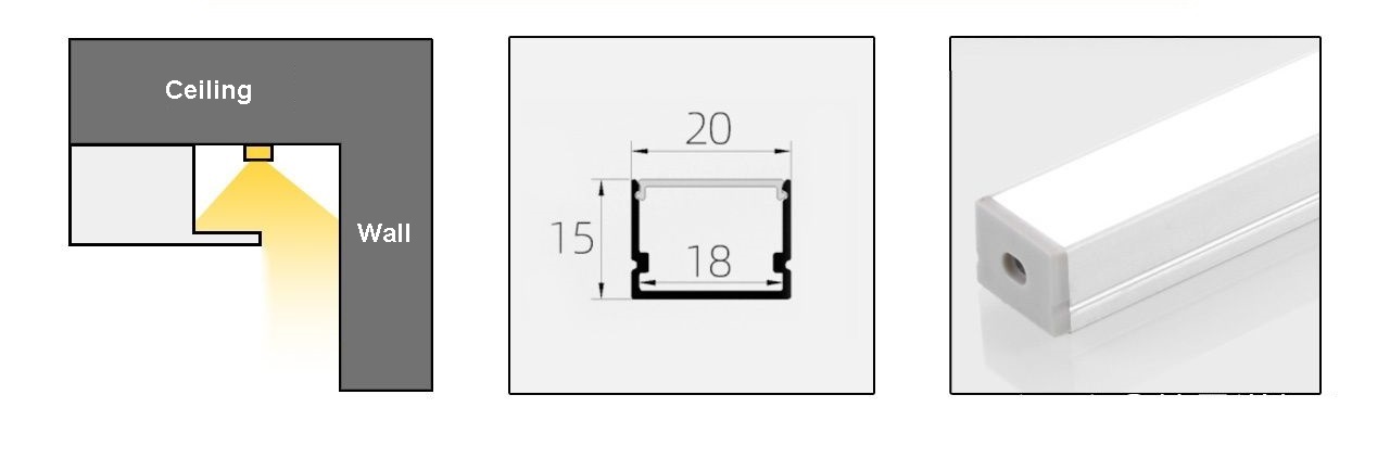 10 Methode zur Installation von LED -linearen Licht an der Decke ...