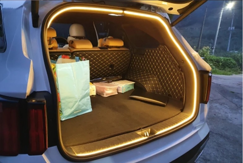how to use led light strips for car interior?--Hanron Lighting