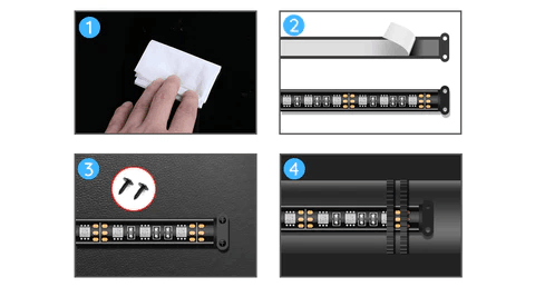 how to use led light strips for car interior?--Hanron Lighting