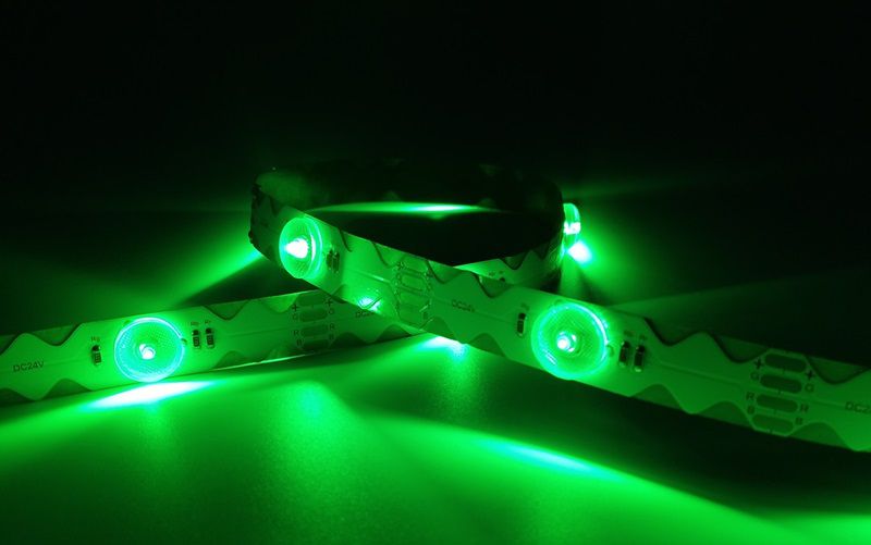 RGB 180 degree S shape flex LED strip light -Hanron lighting