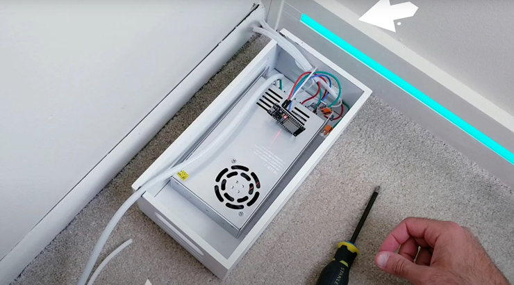 10 places to hide led strip power supply - Hanron Lighting