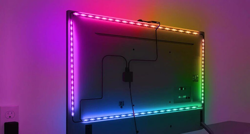 How to install led strip on the back of the tv? - Hanron lighting