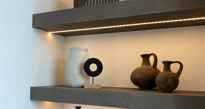 How to Light Shelves With LED Strips? - Hanron Lighting