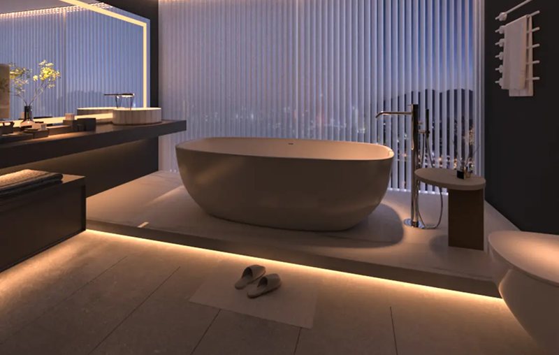 How to Design LED Strip Light in the Bathroom?
