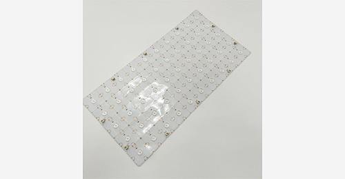 180° light emitting degree single white led sheet with lens