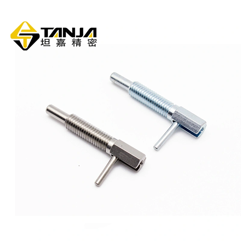 TANJA S06 push pull index plunger With stop locking nuts for fixtures ...