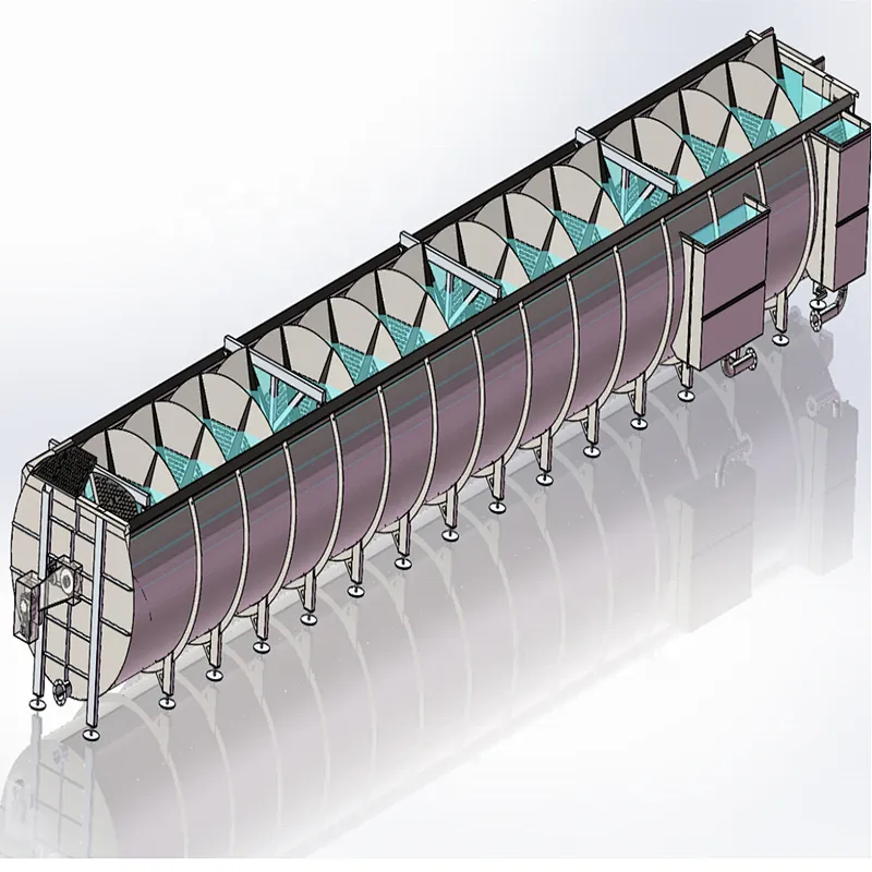 Large volume Screw chiller for Chicken in Slaughering Equipment Poultry ...