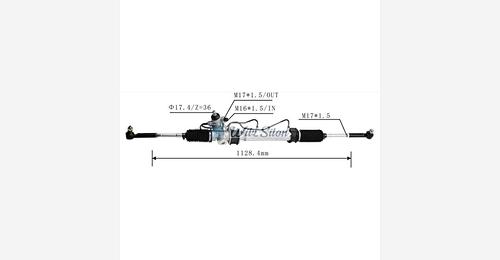 44250-26040 RHD Hydraulic Power Steering Rack For Toyota HIACE 1987 ...
