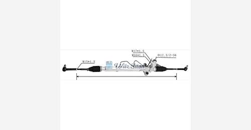 44200-26491 RHD Hydraulic Power Steering Rack For Toyota HIACE COMMUTER ...