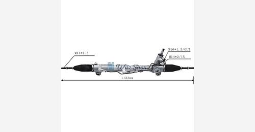 UC2B-32-110 AB313504BG RHD Hydraulic Power Steering Rack For Mazda BT ...
