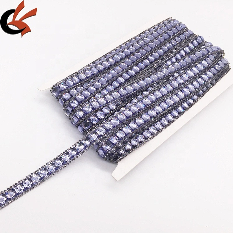 13mm width rhinestone roll mesh crystals trim yard hotfix self-adhesive glue crystal tape ribbon ...