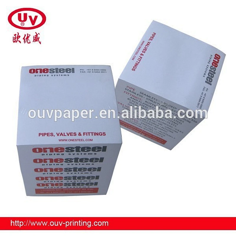 2015 paper block note cube memo cube with pen hole from China ...
