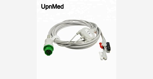 lifepak 20 ecg cable with 3 lead wires from China Manufacturer - UpnMed ...