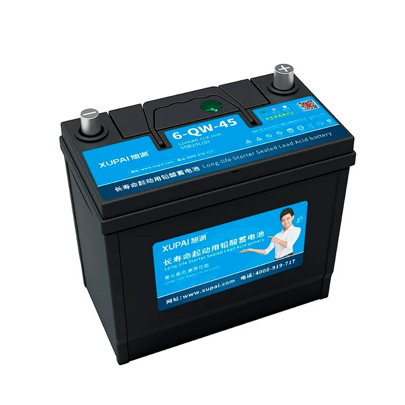 Professional 6-QW-45 12V 45Ah maintenance free car battery from China Manufacturer - Xupai ...