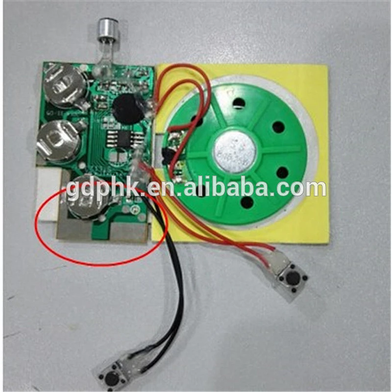 30's recordable sound module for toys musical sound chip for cards from ...