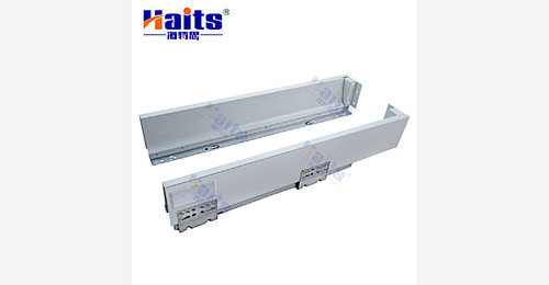 Metal Box Drawer System , Metal Roll Out , Soft Close Drawer Slide - Haits