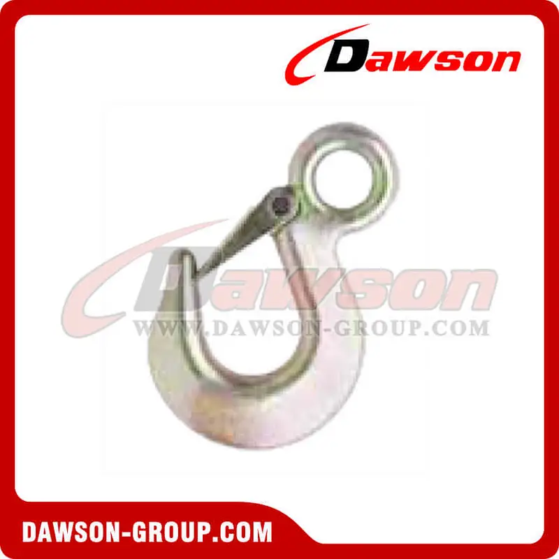 HK-3 BS 5000kgs11000lbs Forged Eye Hook with Latch - Dawson Group Ltd ...