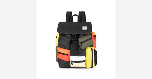 Explosion Models Hit Color Backpack Fashion Simple Men's Backpack ...
