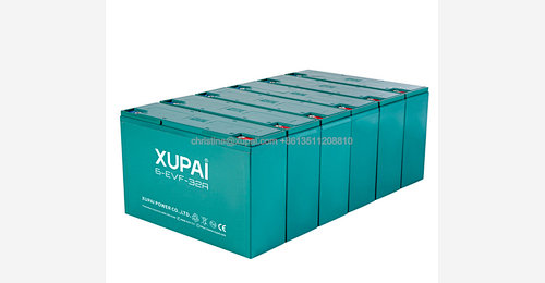 12V 32AH 6-EVF-32A free maintainace lead acid power battery for ...