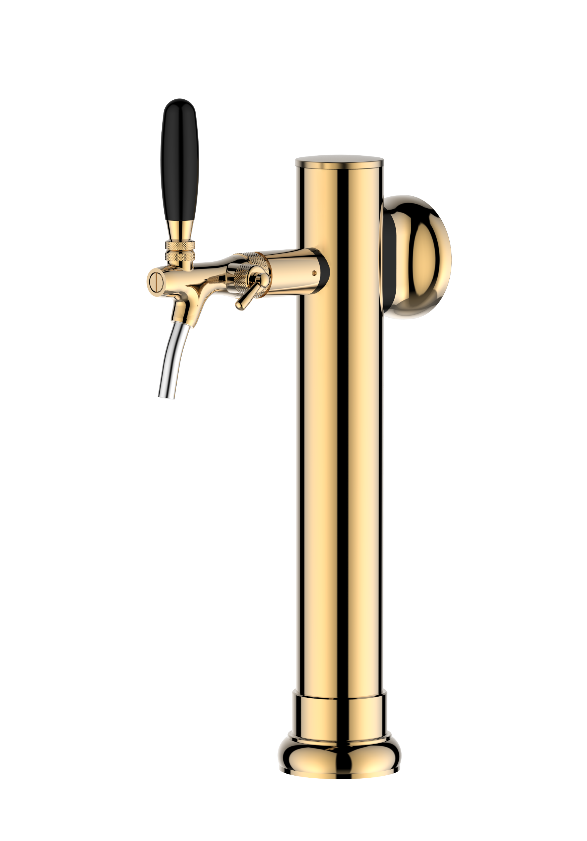 TALOS Straight Spine Tap Tower PVD 1-way Dispensing Tower Draft Beer ...