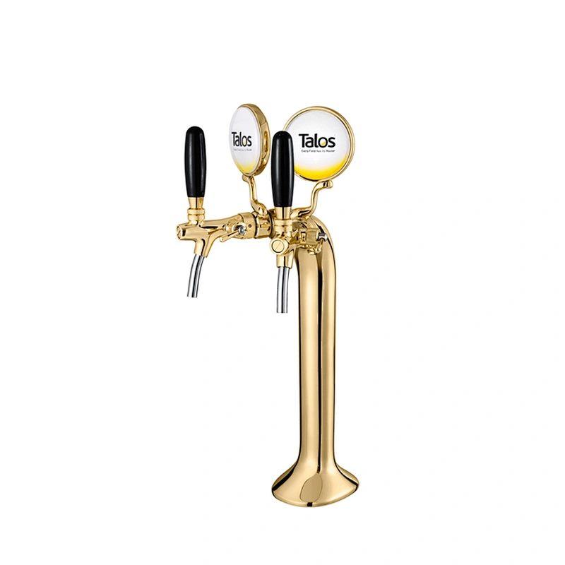 TALOS Classic Tap Tower PVD 2-way Dispensing Tower Draft Beer Tower | TALOS