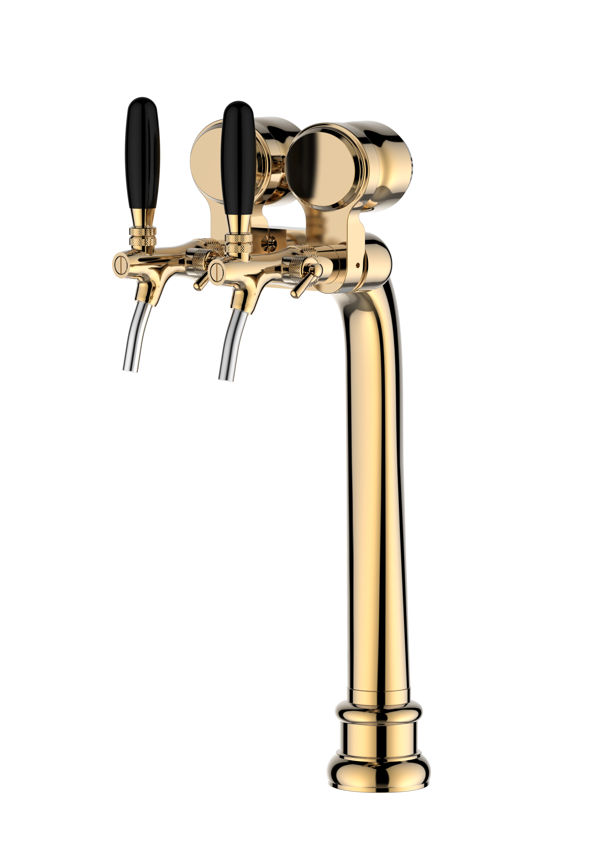 TALOS Elbow Tap Tower PVD 2-way Dispensing Tower Draft Beer Tower | TALOS