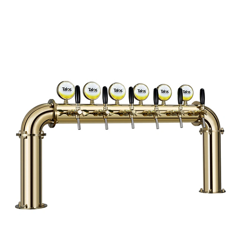 TALOS U Tower Stainless Steel 6 Tap Tower 102mm Beer Dispensing ...