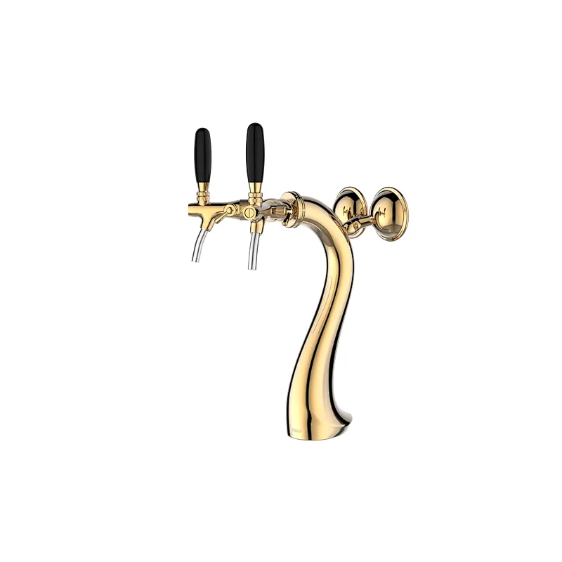 TALOS Swan Tap Tower PVD 2-way Dispensing Tower Draft Beer Tower | TALOS