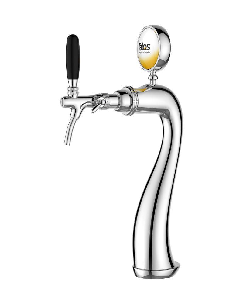 TALOS Goose Tap Tower Chrome 1-way Dispensing Tower Draft Beer Tower ...