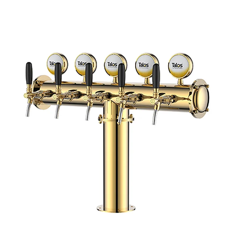 TALOS T Tower Stainless Steel 5 Tap Tower 102mm Beer Dispensing ...