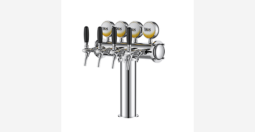 TALOS T Tower Stainless Steel 4 Tap Tower 85mm Beer Dispensing ...