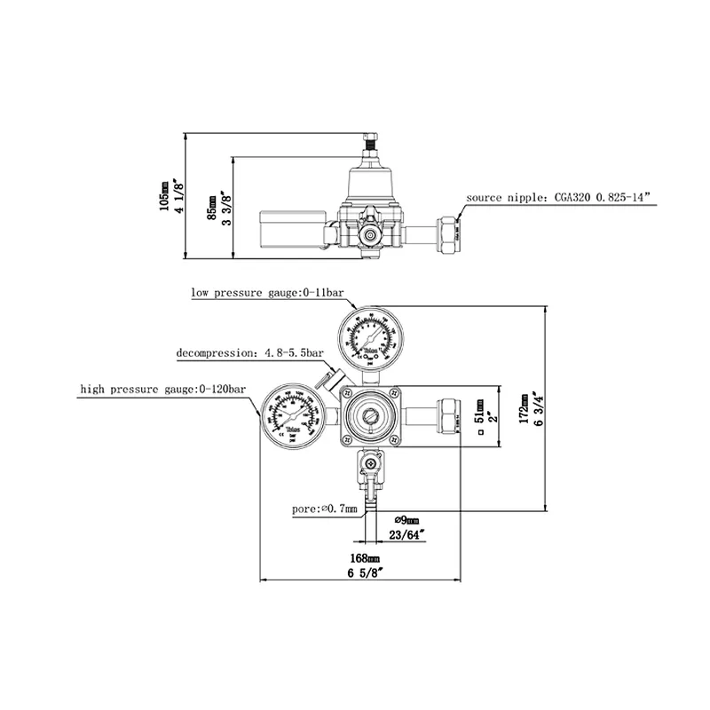 TALOS premium CO2 regulator | TALOS