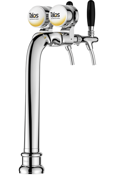 TALOS Elbow Tap Tower PVD 2-way Dispensing Tower Draft Beer Tower | TALOS